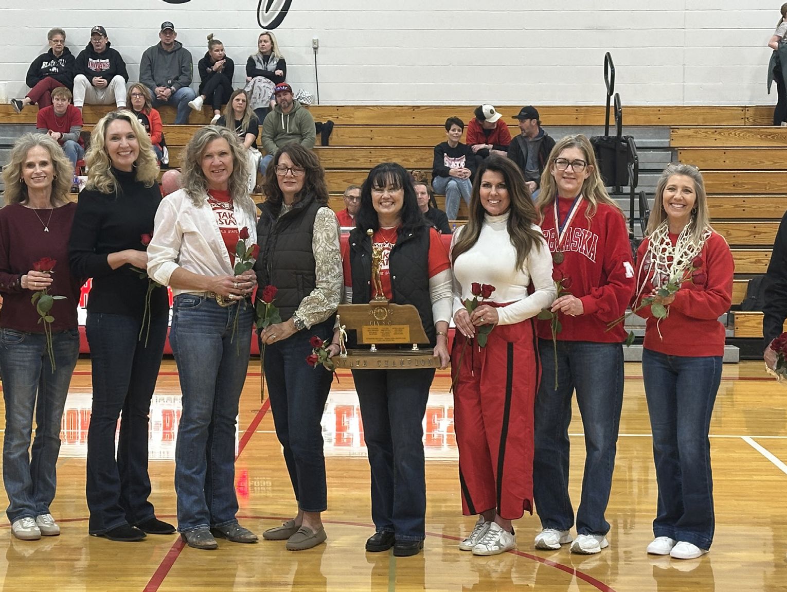 1986 Basketball State Champion Johnson Brock Eagles Recognized