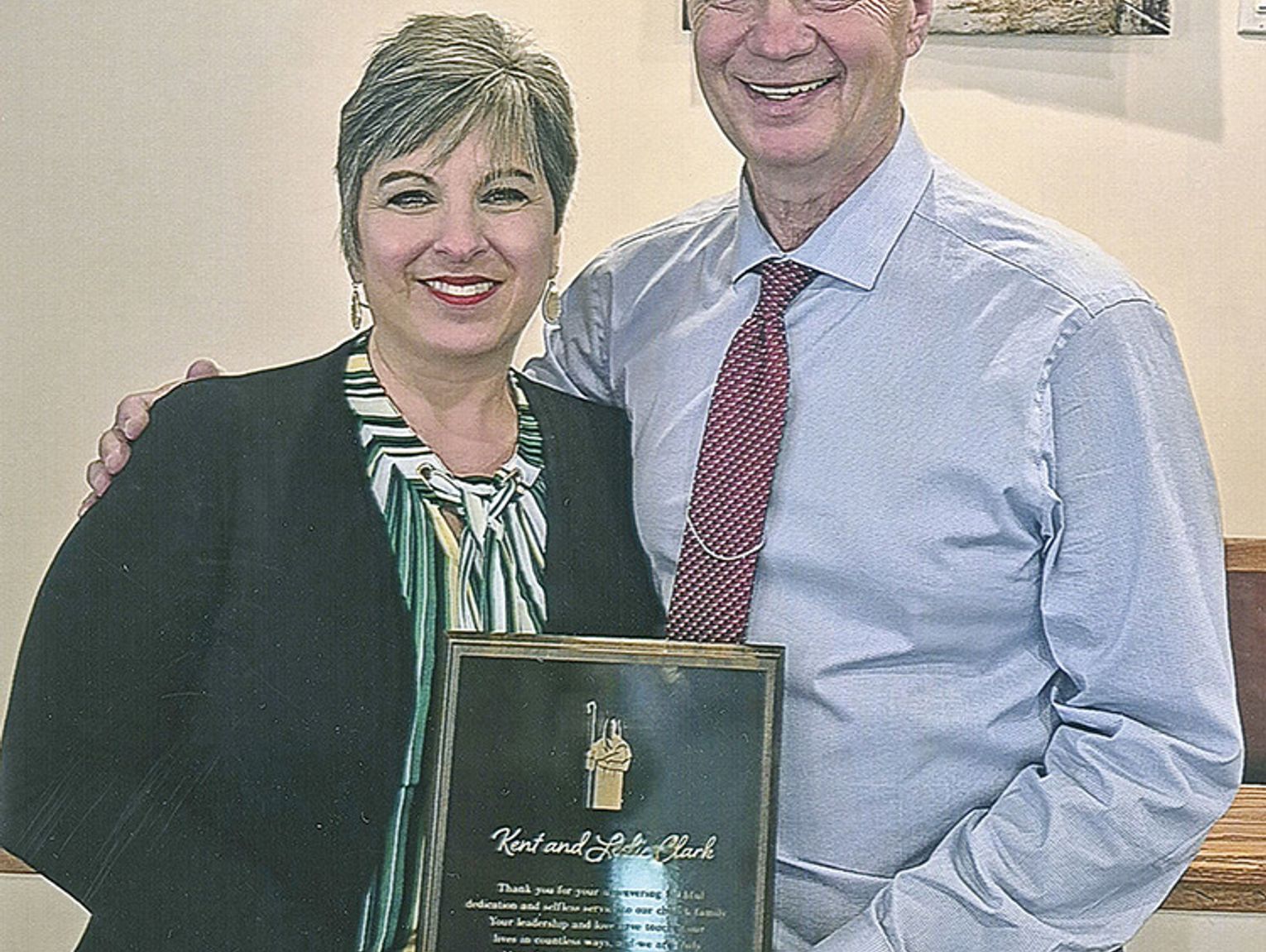 Clarks Honored for 20 Years at Auburn Berean Church