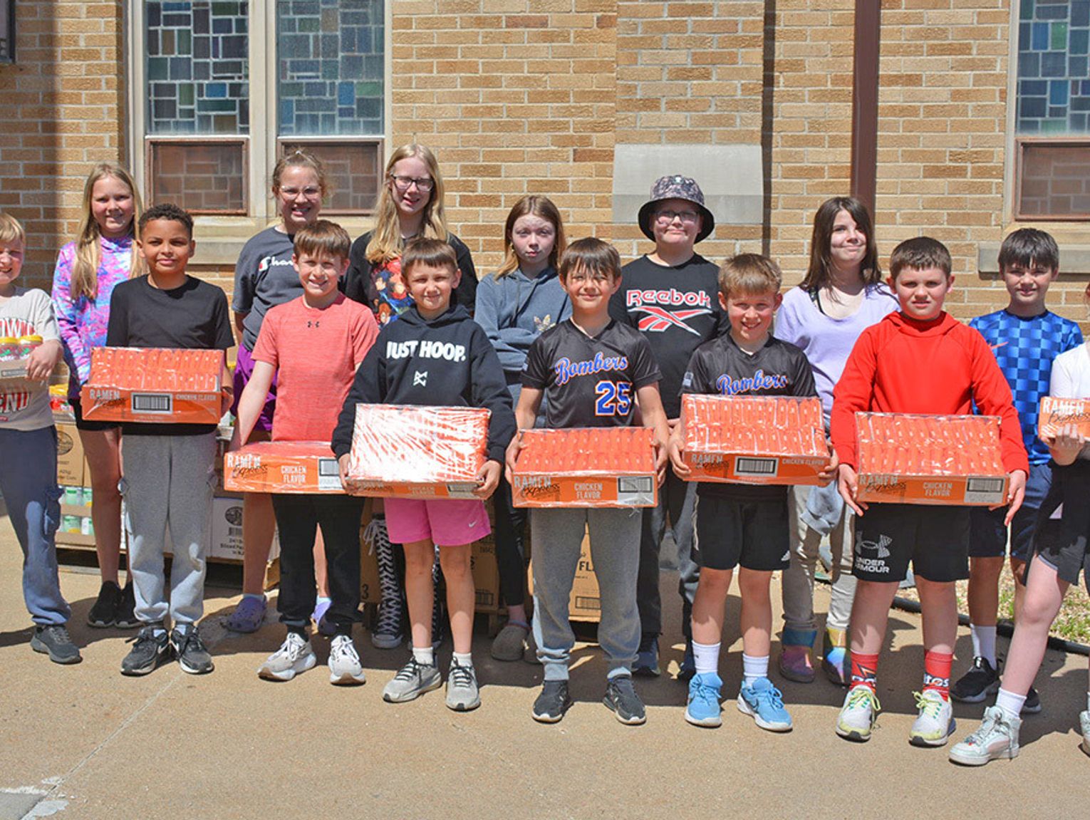 Final 2024-2025 BackPack Food Unloaded By Calvert Fifth Graders