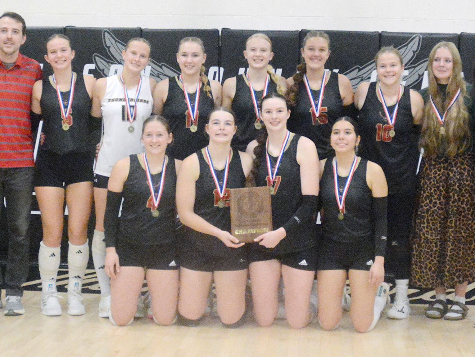 JCC Lady Thunderbirds Clinch 2025 ECNC Volleyball Championship Title! 🏆