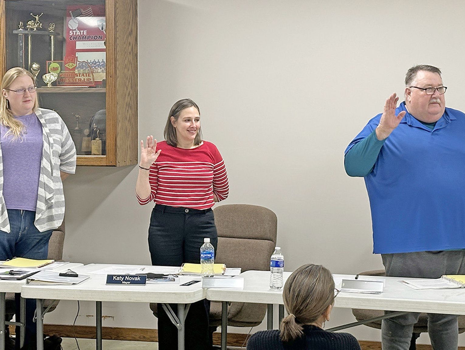 Mayor and Council Members Sworn in at Peru City Council Meeting