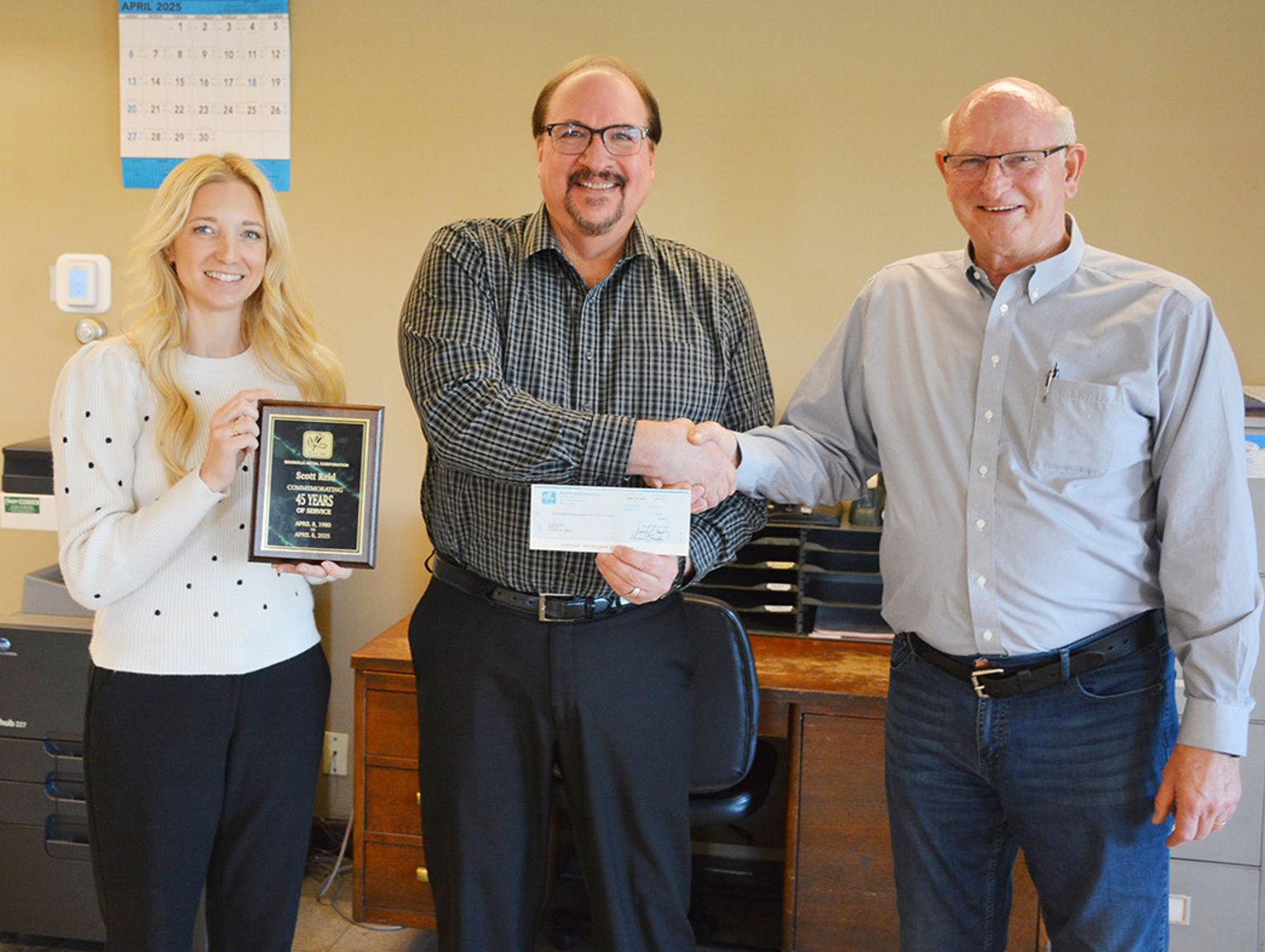 Scott Reid Saluted On 45 Years at Magnolia Metal Corporation